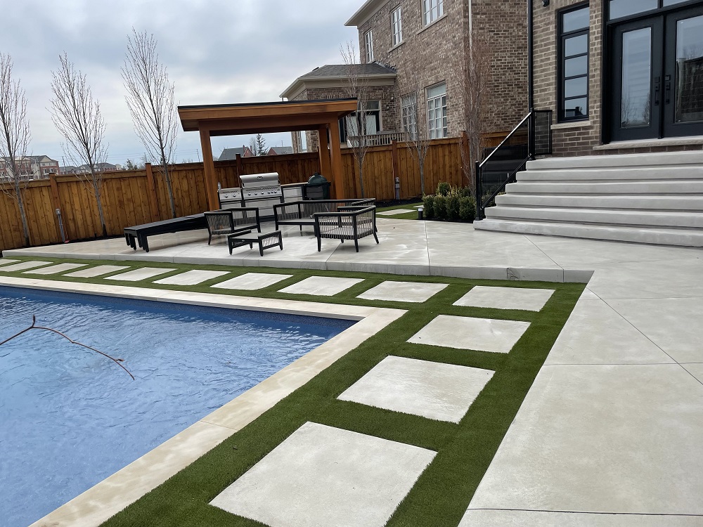 Concrete Surround Decks